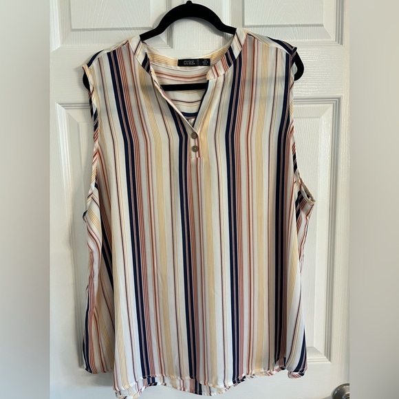 cure. | Tops | 3x Sleeveless Plus Sized Top | Poshmark